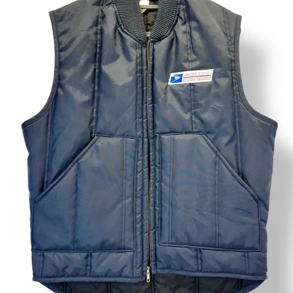 Jackets & Coats | Blue Usps Puffer Vest | Poshmark